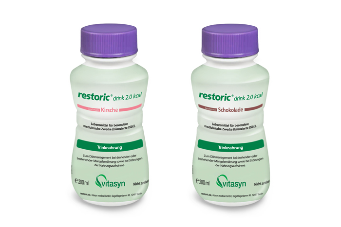 restoric drink 2.0 kcal: hochkalorische Trinknahrung - Vitasyn